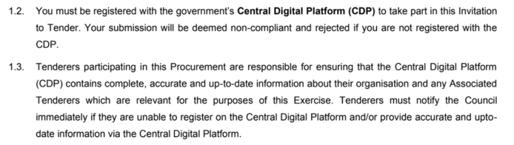 Interpreting the Central Digital Platform (CDP) in Bidding | Executive ...